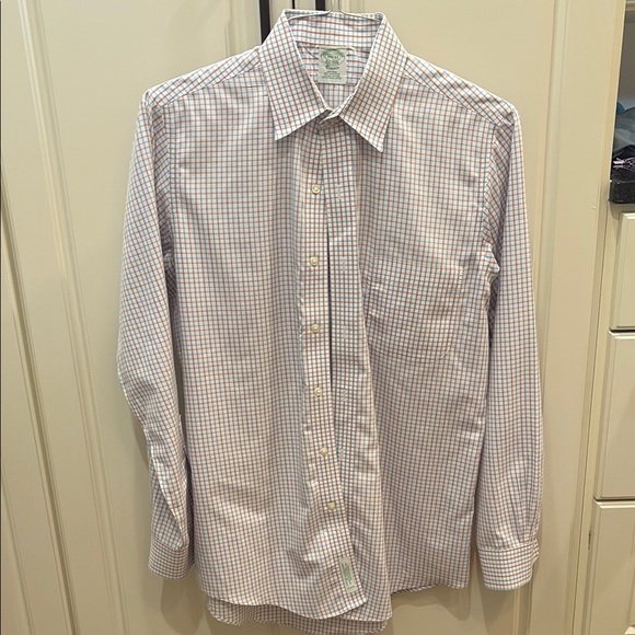 Brooks Brothers | Shirts | Classic White And Red Dress Shirt With ...